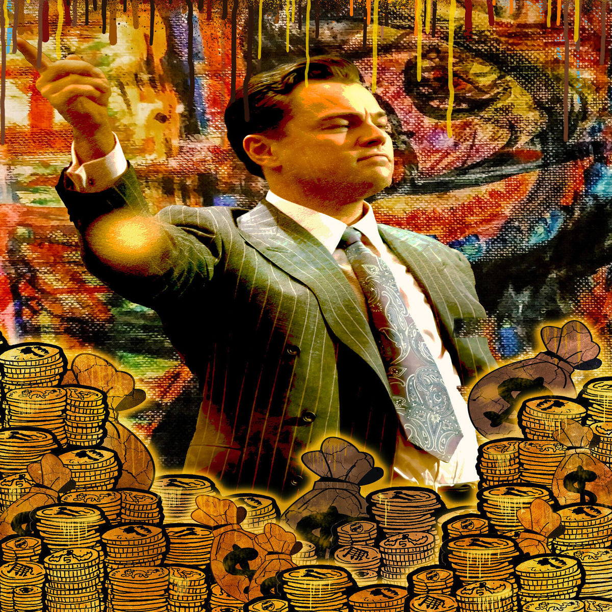 Leinwand Bilder Leonardo DiCaprio Pop Art Wandbilder-Hochwertiger Kuns ...